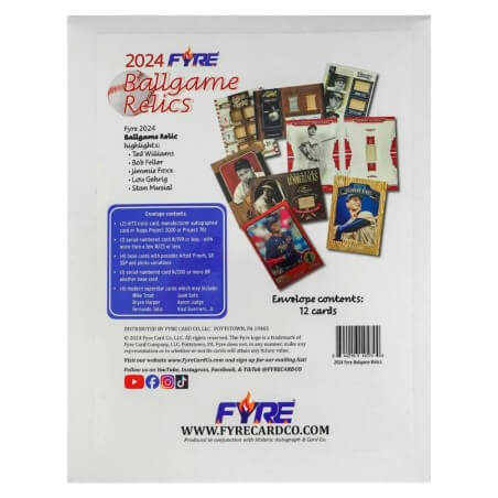 2024 Fyre Ballgame Relics Baseball Hobby Box - Canada Card World