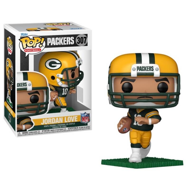 POP! NFL Jordan Love Green Bay Packers Vinyl Figure - Canada Card World