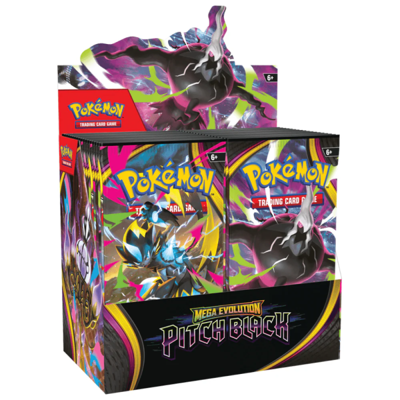 Pokemon Mega Evolution Pitch Black Sleeved Booster Pack - Lot of 24 ...